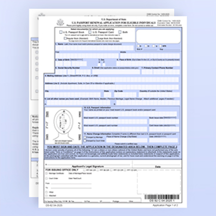 Passport Forms