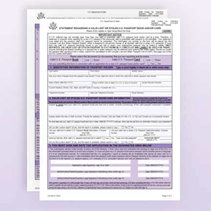 Passport Forms